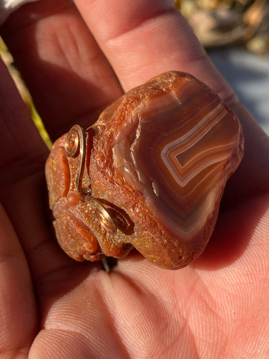 Butterfly Carving Lake Superior Agate – Wayne's World Agates